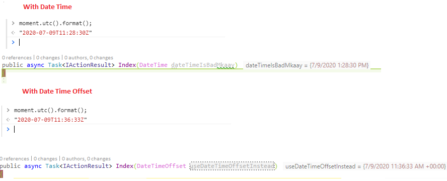Careful Model Binding JavaScript ISO Date Format To DateTime Hamid 